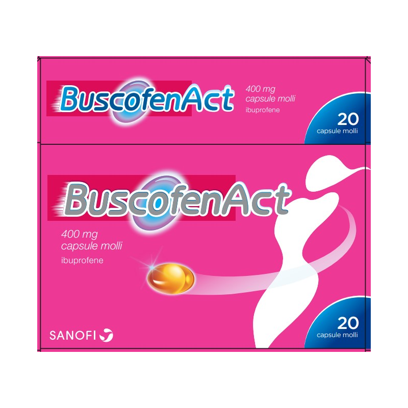Buscofen Act - 20 Capsule di Ibuprofene - Farmaglobo